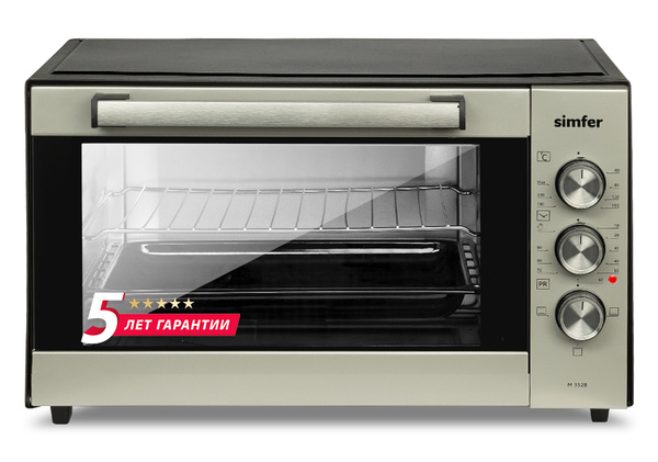 Мини-печь Simfer, серый, черно-серый, 35 л купить c доставкой на OZON по низкой цене (1266655342)