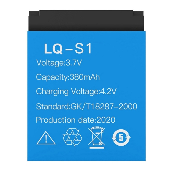Аккумулятор (батарея) LQ-S1 380 мАч 3.7В для умных смарт часов / smart ...