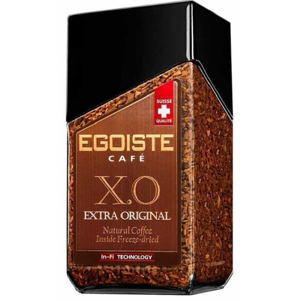 EGOISTE Кофе растворимый X.O. Extra Original, 100 г - купить с ...