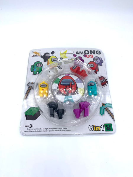 Набор Разборных фигурок-игрушек Among us/Амонг ас 6 фигурок - купить с ...