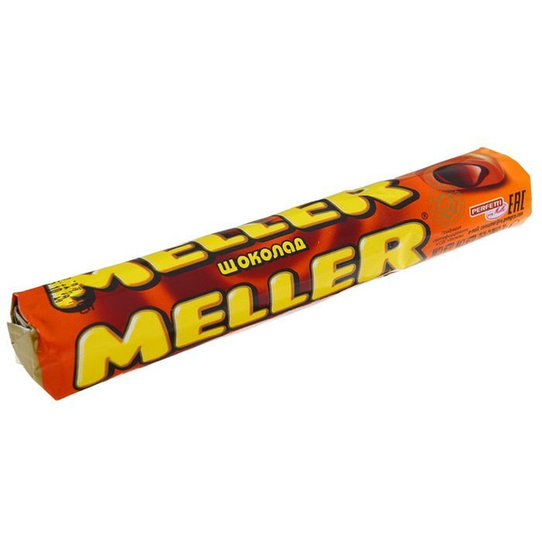 Жевательная конфета Meller, ирис с шоколадом, 38 г - купить с доставкой ...