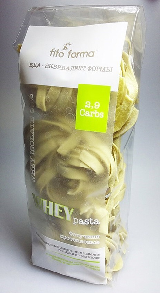 Fito Forma Макароны протеиновые WHEYpasta Фетучини, 160 г купить на OZON по низкой цене (391674319)