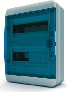 Щит навесной Tekfor BNS 65-24-1 24 модуля прозрачная синяя дверца IP65 купить на OZON по низкой ...