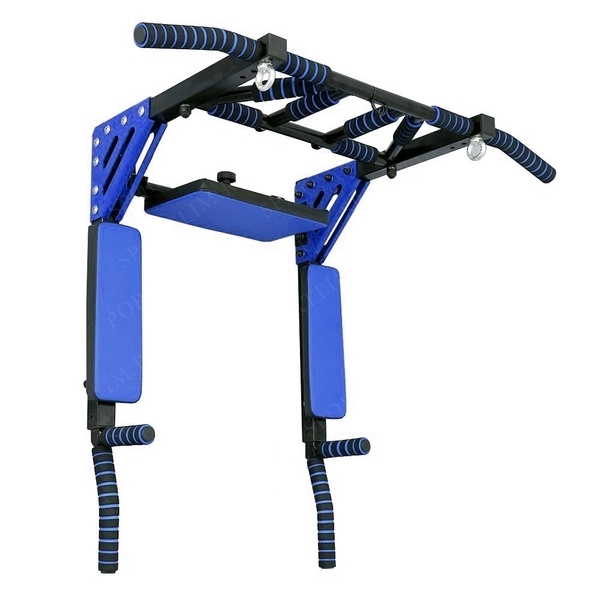 Турник, брусья, пресс 3 в 1 RaySport, максимальный вес 150 кг, Нескользящее покрытие ручек ...