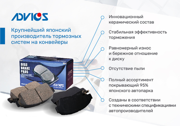 Колодки тормозные Advics SN314 - купить по низким ценам в интернет ...
