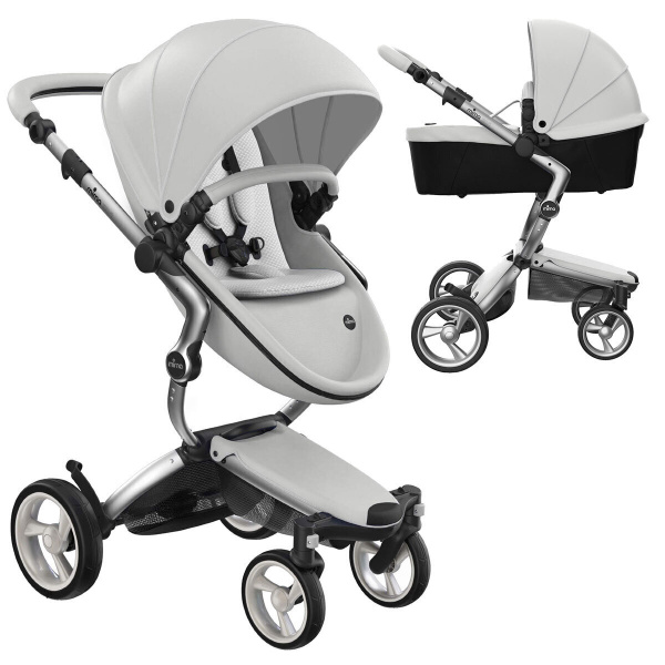 Коляска Mima Xari 2в1, Aluminium/ Snow White/ Stone White купить на ...
