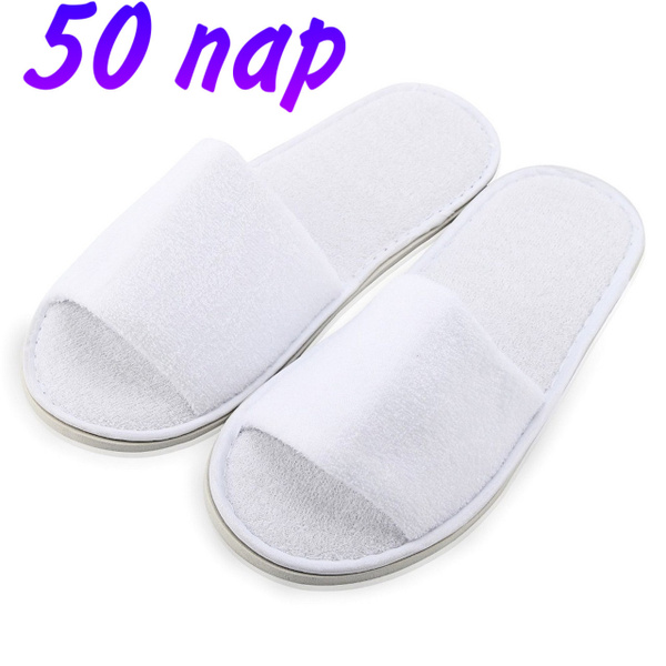 Тапочки одноразовые махровые для салонов и гостиниц, размер 38-42, (50 ...