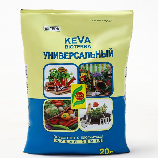 Почвогрунт KEVA BIOTERRA Универсальный, 20 л - купить по низкой цене в ...