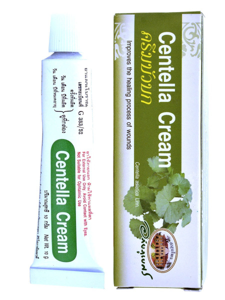 Заживляющий крем на основе центеллы Абхай Centella Abhai Herb, 10гр ...