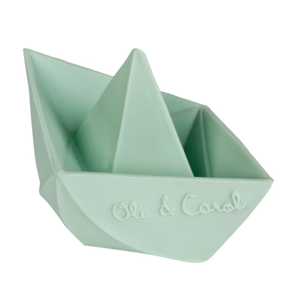 Oli&Carol Прорезыватель грызунок детский для зубов ORIGAMI BOAT MINT из ...