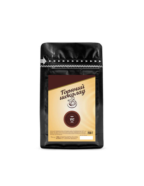 Горячий шоколад растворимый VH2 Van Houten (0,2 кг) - купить с доставкой по выгодным ценам в ...