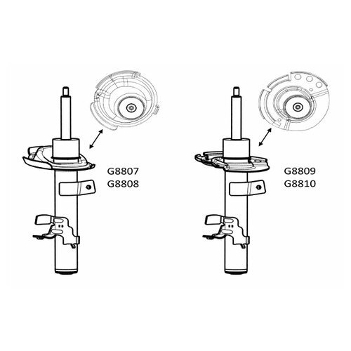 Амортизатор подвески R KUGA II 13 Monroe G8809 для Ford Kuga II купить ...