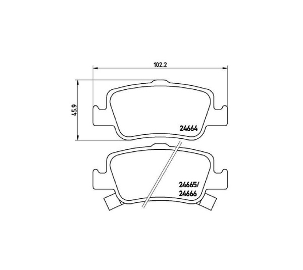 Колодки тормозные Brembo P83080 Задние - купить по низким ценам в ...