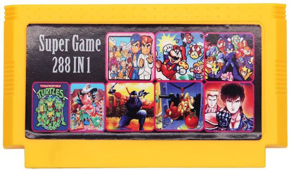 Картридж для Dendy 8 бит сборник 288 игр - купить по выгодной цене в ...