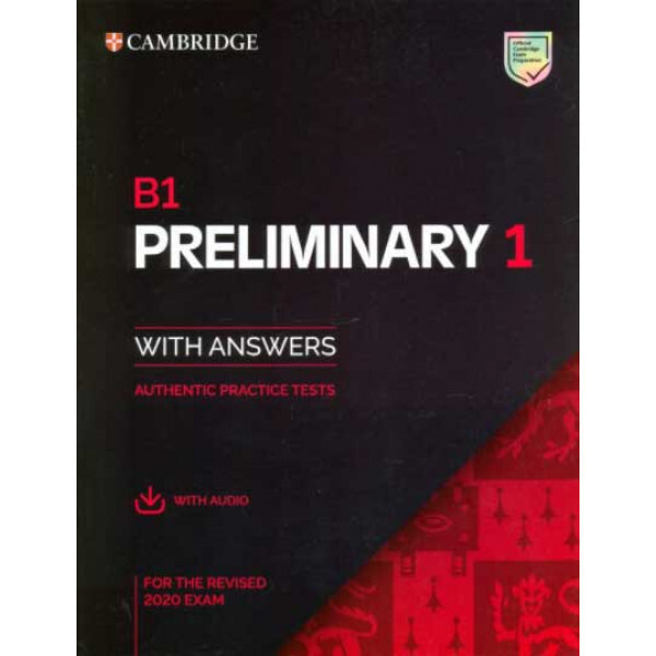 B1 Preliminary 1 for the Revised 2020 Exam Students Book with Answers with Audio with Resource ...