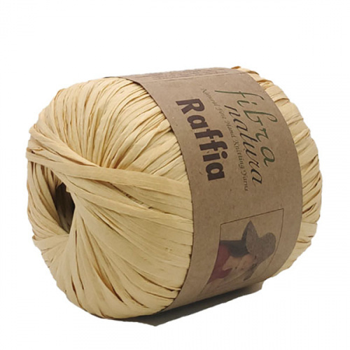 Пряжа Raffia Fibra Natura (116-21), 40г, 90м, 100% целлюлоза (1 шт ...
