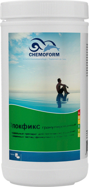 Флокулянт "Флокфикс (гранулы)" 1кг для поглощения и удаления взвешенных ...