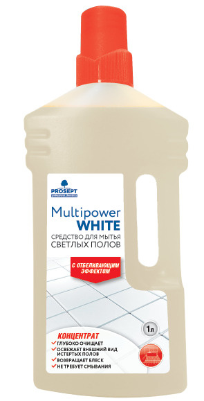 Средство для мытья светлых полов ( Multipower White 1 л Prosept 100-1 ) - купить с доставкой по ...