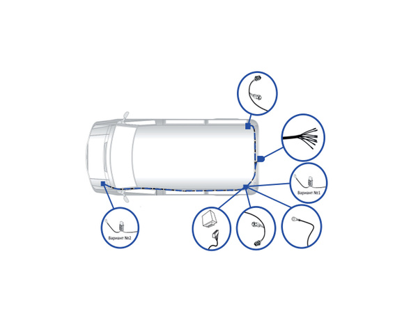 Электрика фаркопа TowRus (7 pin) для Opel Vivaro Life 2020- - TowRus ...