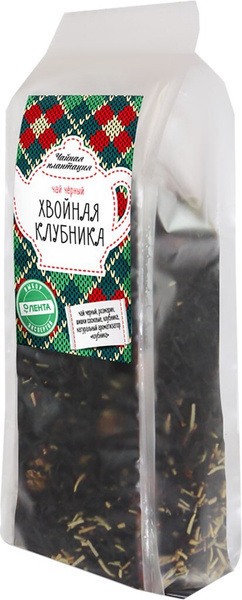 Чай черный ЧАЙНАЯ ПЛАНТАЦИЯ Хвойная клубника листовой 80 г 4