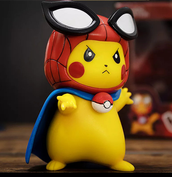 Фигурка Pikachu Cosplay Человек Паук (Spider Man) 10 см купить на OZON ...