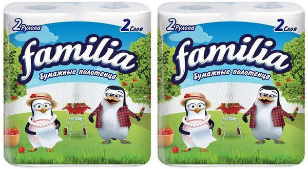 Familia Бумажные полотенца, 2 шт. - купить с доставкой по выгодным ...