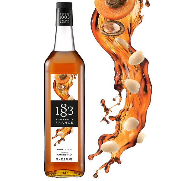 Сироп для кофе, коктейлей и лимонадов Амаретто, 1л, Мезон Рутин 1883 - купить с доставкой по ...