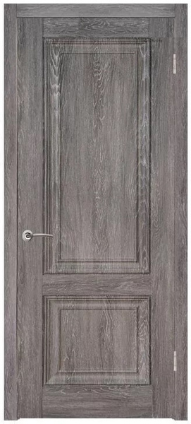 Дверь межкомнатная графит, МДФ, Дерево, 700x2000, Глухая - купить с ...