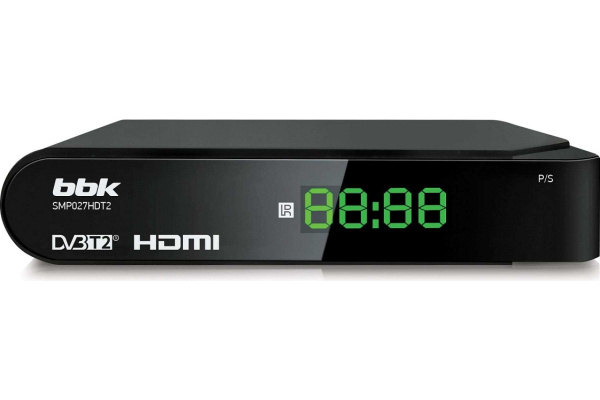 ТВ-ресивер BBK SMP027HDT2, черный купить по выгодной цене в интернет ...