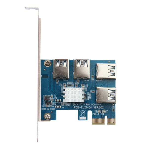 Адаптер PCI-E 1 на 4 слота PCI-Express 1X 16X USB 3.0 Специальная ...