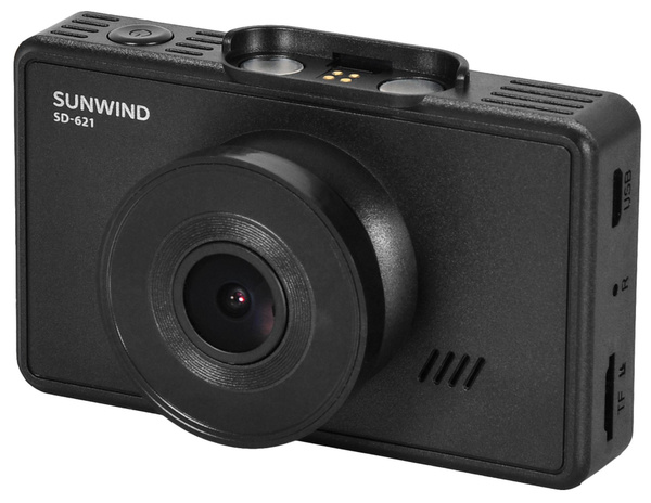 Видеорегистратор SUNWIND SD-621 черный 2Mpix 1080x1920 1080p 160гр ...