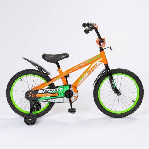 Велосипед детский двухколесный,ZIGZAG CROSS оранжевый 16" для девочек и ...