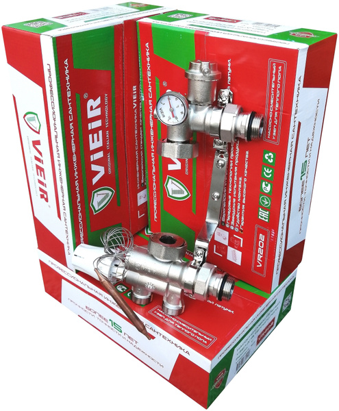 VIEIR Насосно-смесительный узел для теплого пола - VR.202 купить на OZON по низкой цене (217200299)