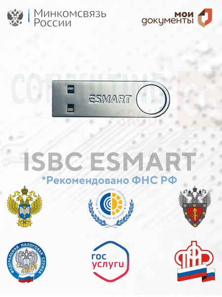 USB-флеш-накопитель Esmart ISBC Token 64 КБ 64 КБ - купить по выгодной ...