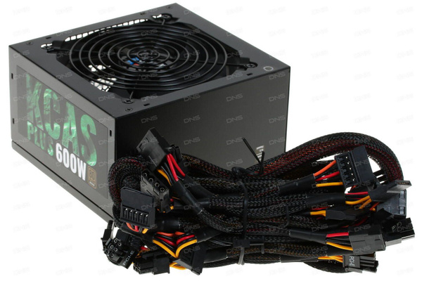 Блок питания AeroCool KCAS PLUS 600W (KCAS-600 PLUS) черный - 600 Вт ...