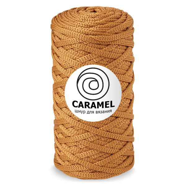Характеристики Шнур полиэфирный Caramel - 5 мм, цвет Амаретти, 75 м/200 ...