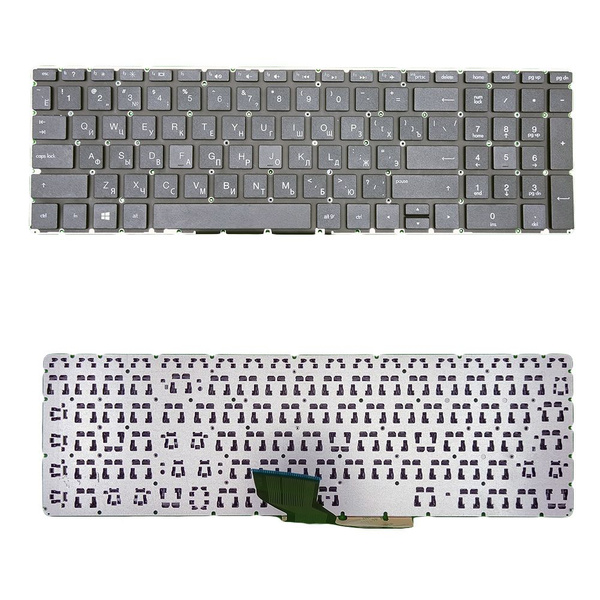 Клавиатура для ноутбуков HP 15s-eq Черная без рамки OEM купить на OZON ...