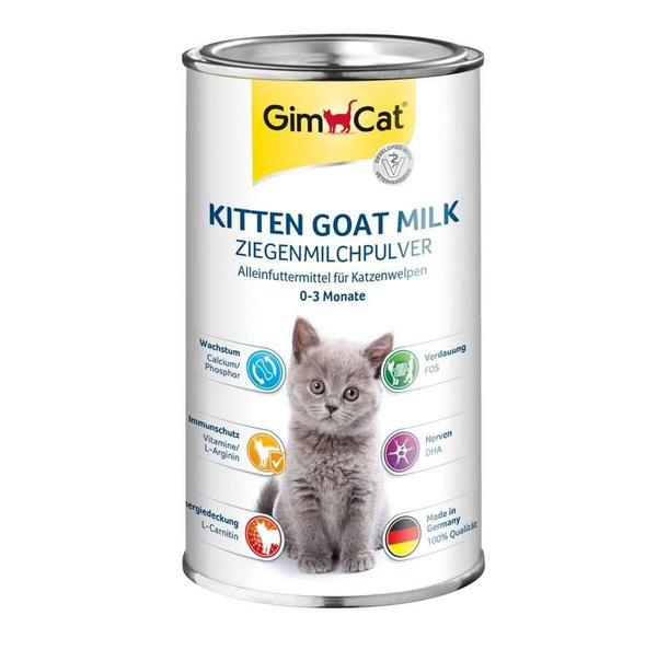 Заменитель молока для котят с рождения до отъема Gimpet Cat Milk Kitten ...