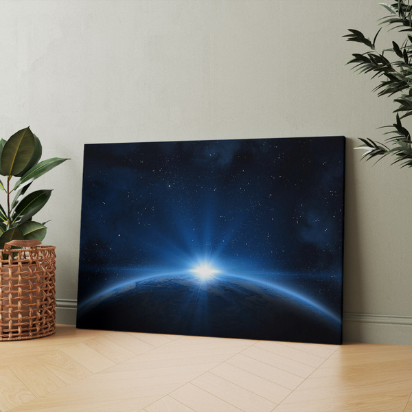 Картина на холсте (космос венера звезды земля из в планеты) 30x40 см ...