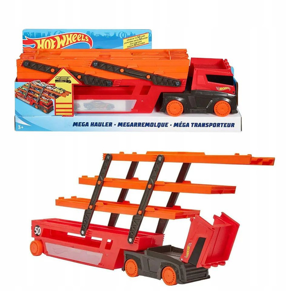 Автовоз Hot Wheels на 50 машинок GHR48 - купить с доставкой по выгодным ...