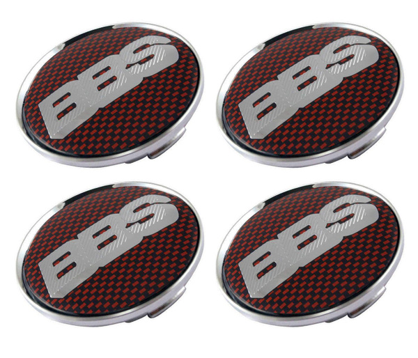 Колпачки BBS на диски 63/55/8 мм - 4 шт / Заглушки ступицы ББС для ...