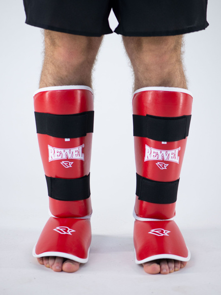Защита голеностопа Reyvel Classic красная (L) щитки купить на OZON по низкой цене (238391276)