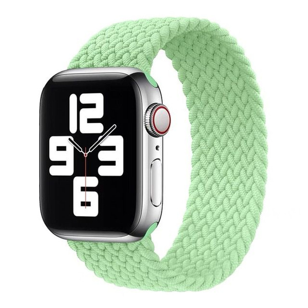 Монобраслет нейлоновый тканевый ремешок для умных часов Apple Watch ...