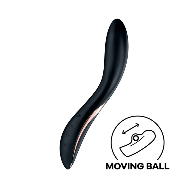 Вибратор для точки G Satisfyer Rrrolling Explosion черный купить на OZON по низкой цене (808421910)