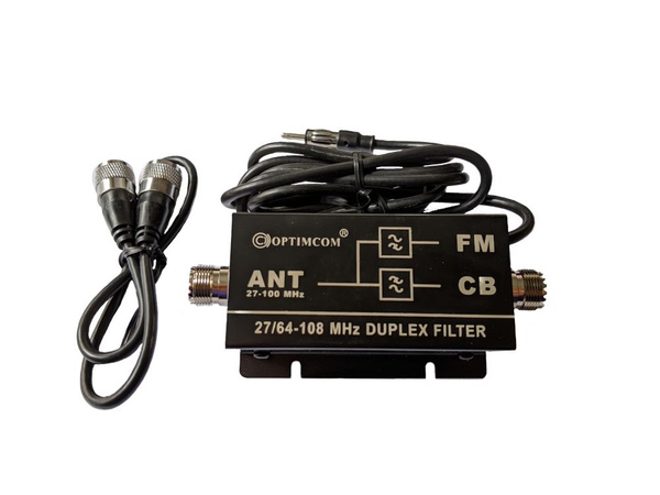 Дуплексный фильтр Optim filter CB/FM , для приема FM радио на CB антенну - купить с доставкой по ...