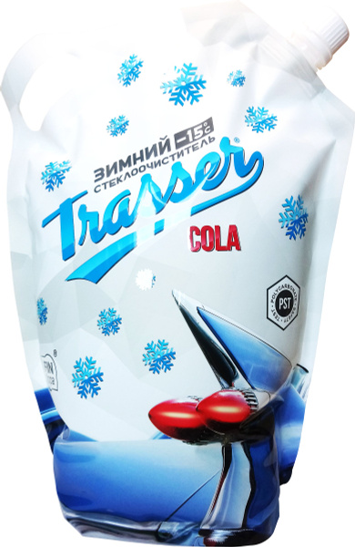 Стеклоочиститель TRASSER Cola -15 градусов, 3л - купить с доставкой по ...