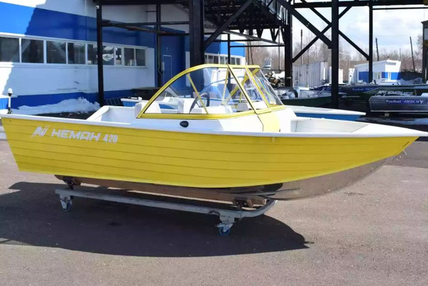Моторная лодка NEMAN-420 DCM/ лодки Wyatboat - купить по выгодной цене в интернет-магазине OZON ...