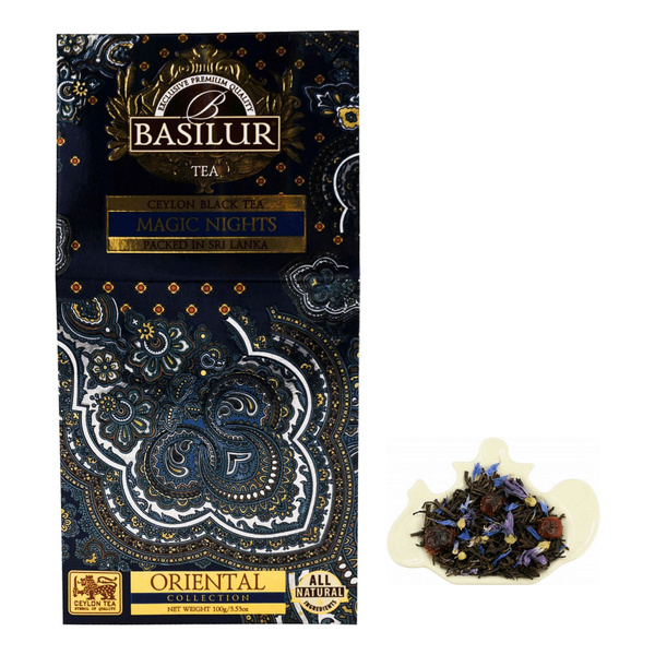 Чай черный Basilur Восточная коллекция Magic Nights листовой 100 г ...