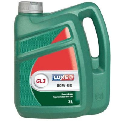 Масло трансмиссионное Luxe GL-3 80W-90 минеральное 3 л купить c ...