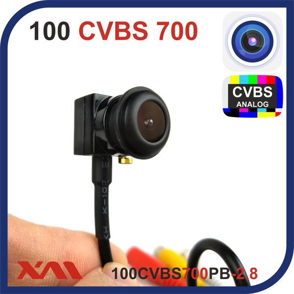 Камера видеонаблюдения XMEye Миниатюрная корпусная XMEye-100CVBS700PB-2 ...